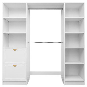 Fremont Hamptons Walk-In Wardrobe | Temple & Webster