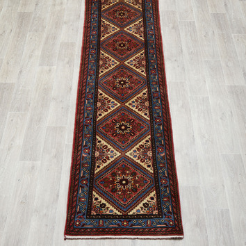 Errol Hand-Knotted Wool Runner | Temple & Webster