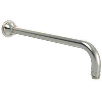 Harrington 413mm Brushed Nickel Shower Arm | Temple & Webster