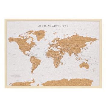 Splosh World Map Travel Board | Temple & Webster