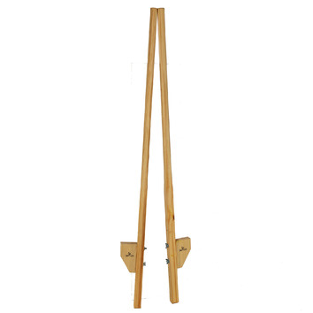 JenjoGames Natural Pine Wood Walking Stilts | Temple & Webster