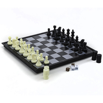 JenjoGames 3-in-1 Double-Sided Board Game | Temple & Webster