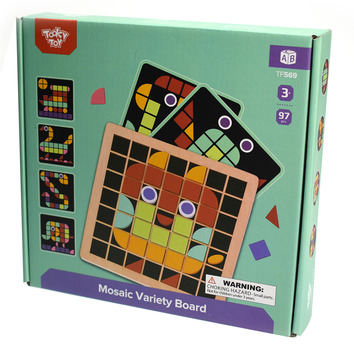 TookyToy Tooky Toy Mosaic Variety Board Game | Temple & Webster