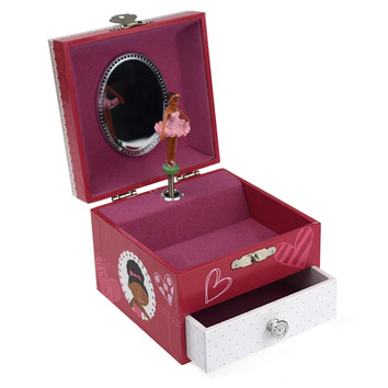 Kaper Kidz Misty Ballerina Square Music Box | Temple & Webster