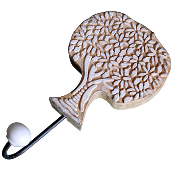 Artisan&Co Tree of Life Mango Wood Wall Hook | Temple & Webster