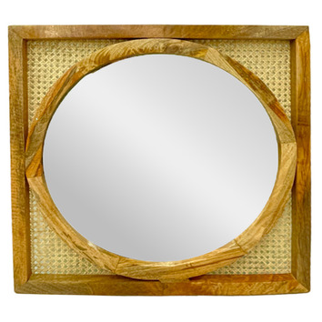 Ciaran Mango Wood Mirror | Temple & Webster