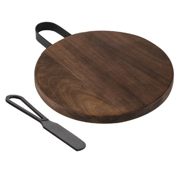 2 Piece Natural Orson Cheese Knife & Board Set | Temple & Webster