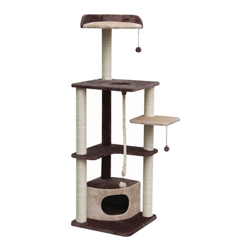 ScratchingPost Beige & Brown Jacques Cat Scratching Post | Temple & Webster