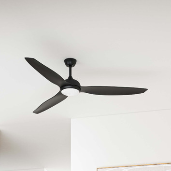 Whisper DC Ceiling Fan with LED | Temple & Webster