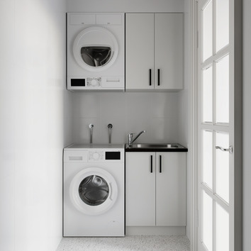 Oliveri Mia Chrome Laundry Package | Temple & Webster