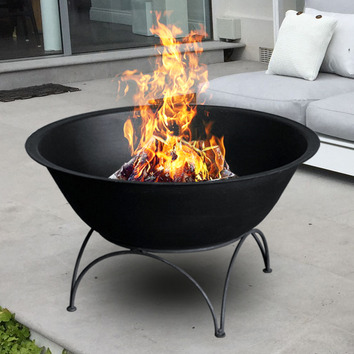 MilkcanProducts Arizona 90 Rust Fire Pit | Temple & Webster