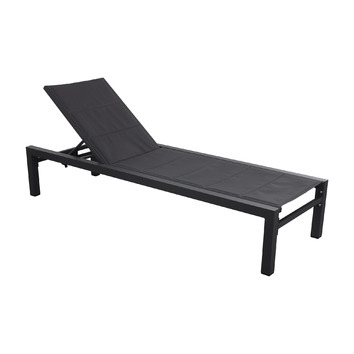 Theresa Textilene & Aluminium Sun Lounge | Temple & Webster