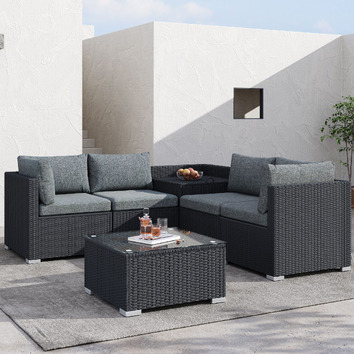 Ever Dreaming Living 4 Seater Scudamore Outdoor Lounge Set | Temple ...
