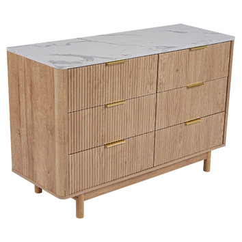 Alice 6 Drawer Chest | Temple & Webster