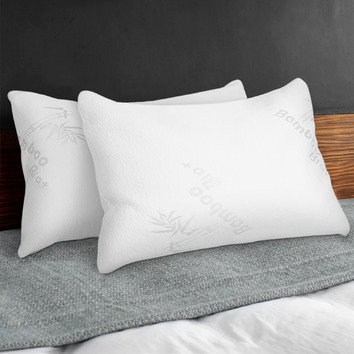 HoxtonRoom White Hypnos Memory Foam Pillows | Temple & Webster