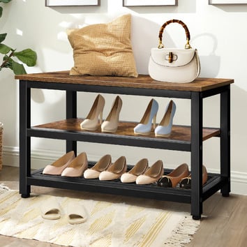 HoxtonRoom Grant 3 Tier Shoe Rack | Temple & Webster