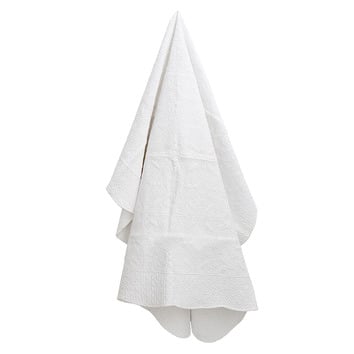 Hawthorne Home Antique White Cotton Throw | Temple & Webster