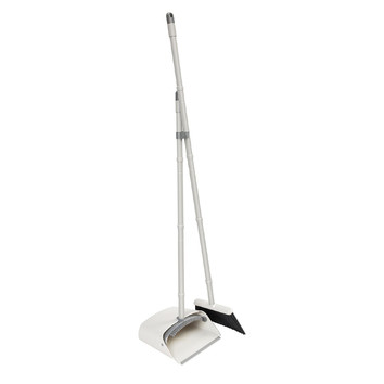 Albion Collection 2 Piece Ivory & Black Broom & Dustpan Set | Temple ...