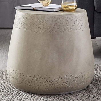 Modern Collective Grey Kate Round Side Table | Temple & Webster