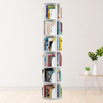 Modern Collective Freya 6 Tier Rotating Bookshelf | Temple & Webster
