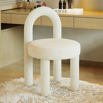 Modern Collective Blanca Boucle Accent Chair | Temple & Webster
