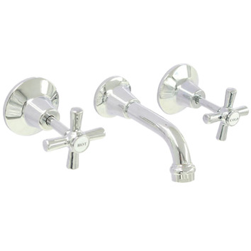 Wahlen 10 Bath Wall Tap Set | Temple & Webster