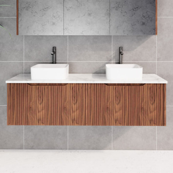 Dustin 1500mm Wall Hung Double Vanity | Temple & Webster