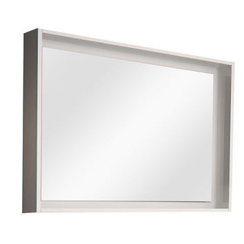Satin White Halifax Rectangular Wall Mirror | Temple & Webster