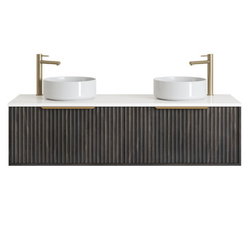Elwood 1500mm Dockland Wall Hung Double Vanity Unit | Temple & Webster