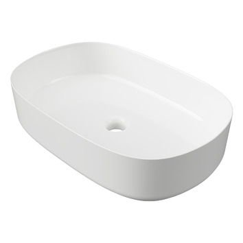 Timberline Myrtle 550mm Oval Ceramic Above Counter Basin | Temple & Webster