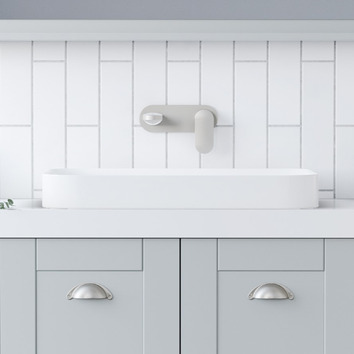 Timberline Rome 600mm Rectangular Ceramic Semi-Inset Basin | Temple ...