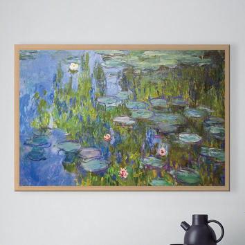 Art Prints Unique Monet Sea Roses Canvas Wall Art | Temple & Webster