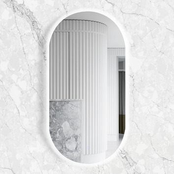 OttiAustralia Noosa Oval LED Mirror | Temple & Webster