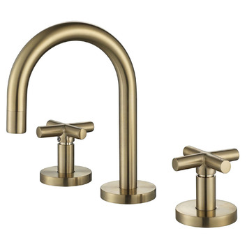 TiagoTapware Aries 130mm Cross Handle Basin Tap Set | Temple & Webster