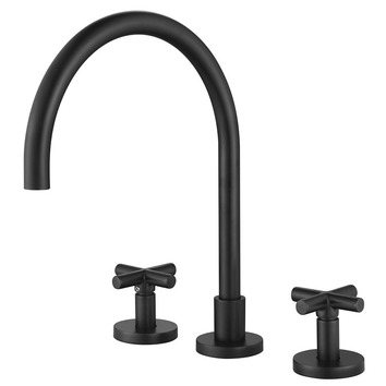 TiagoTapware Aries 210mm Cross Handle Kitchen Tap Set | Temple & Webster