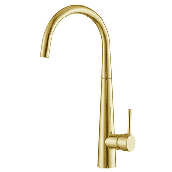 City Life Inox Round Boutique Kitchen Mixer | Temple & Webster