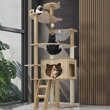 LivingFusion 174cm Athena Cat Tree | Temple & Webster