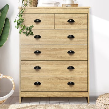 LivingFusion Beatrice 6 Drawer Chest | Temple & Webster