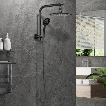 LivingFusion Lia Round Short Twin Shower | Temple & Webster