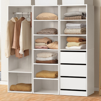 LivingFusion 3 Piece Cassandra 159cm Wardrobe Set | Temple & Webster