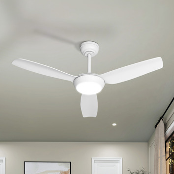 LivingFusion Hodson 132cm DC Ceiling Fan with LED Light & Remote ...