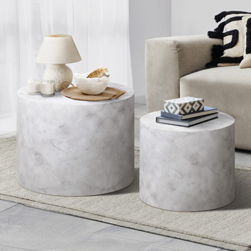 LivingFusion 2 Piece Etan Coffee Table Set | Temple & Webster