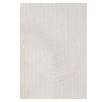 Boulevarde Rugs Ivory Kellen Hand-Tufted Wool Rug | Temple & Webster