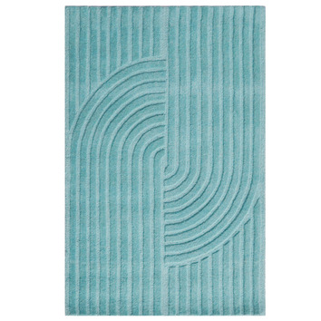 Cashmere Blue Lister Hand-Tufted Wool Rug | Temple & Webster