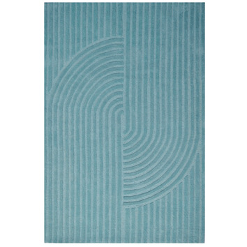 Cashmere Blue Lister Hand-Tufted Wool Rug | Temple & Webster