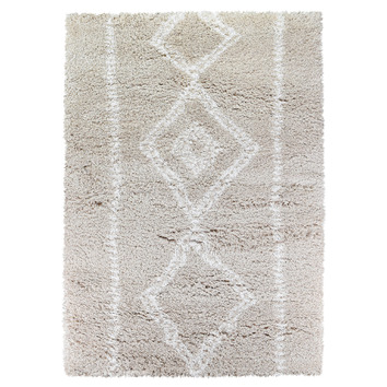 Beige Lahara Shag Rug | Temple & Webster
