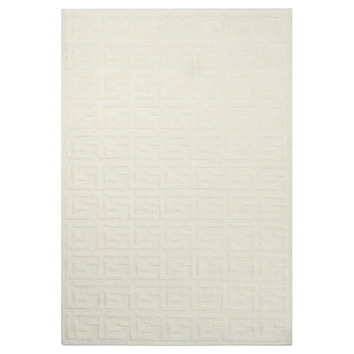 Monogram Fabien Hand-Tufted Wool Rug | Temple & Webster