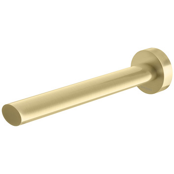 Vivid Slimline Oval 180mm Wall Bath Spout | Temple & Webster