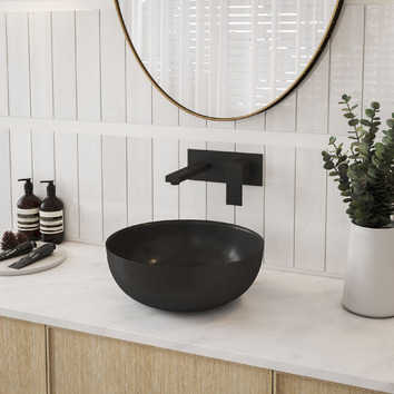 NuevaBathware Asti Round Counter Top Ceramic Basin | Temple & Webster