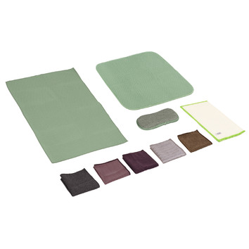 9 Piece Kitchen Cleaning Set | Temple & Webster